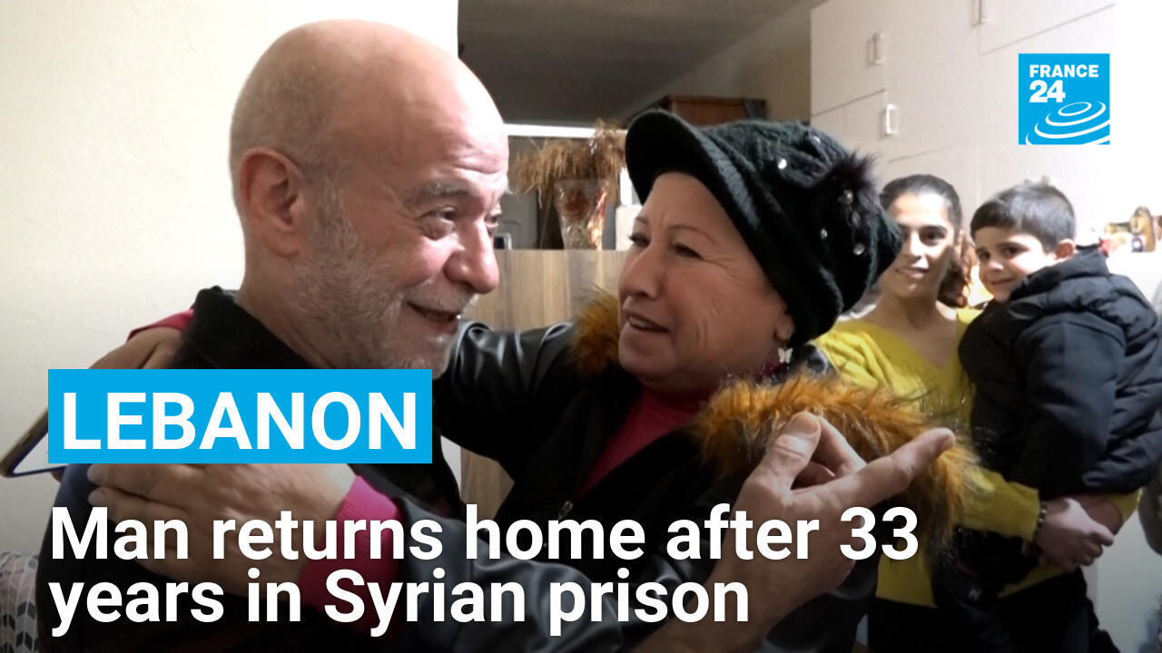 ‘More than a hero’: Lebanese man returns home after 33 years in Syrian prison - France 24
